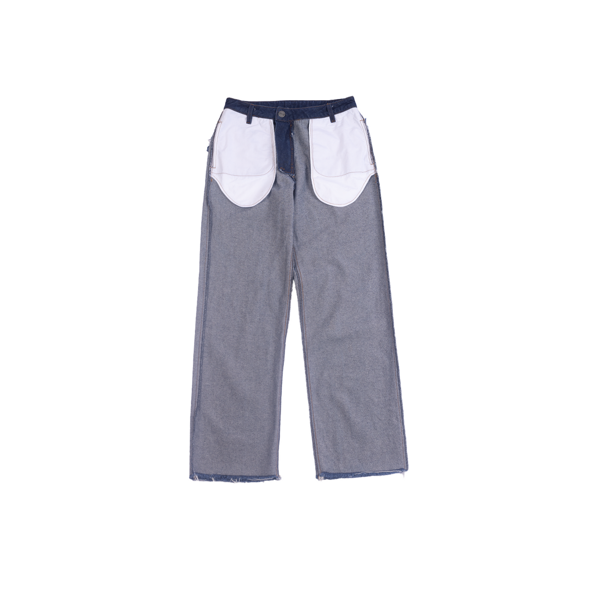 Inside out straight fit denim (Indigo) – HUEMN