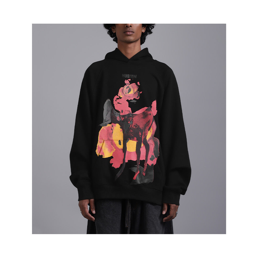 Slaughterhouse Hoodie (Black) – HUEMN