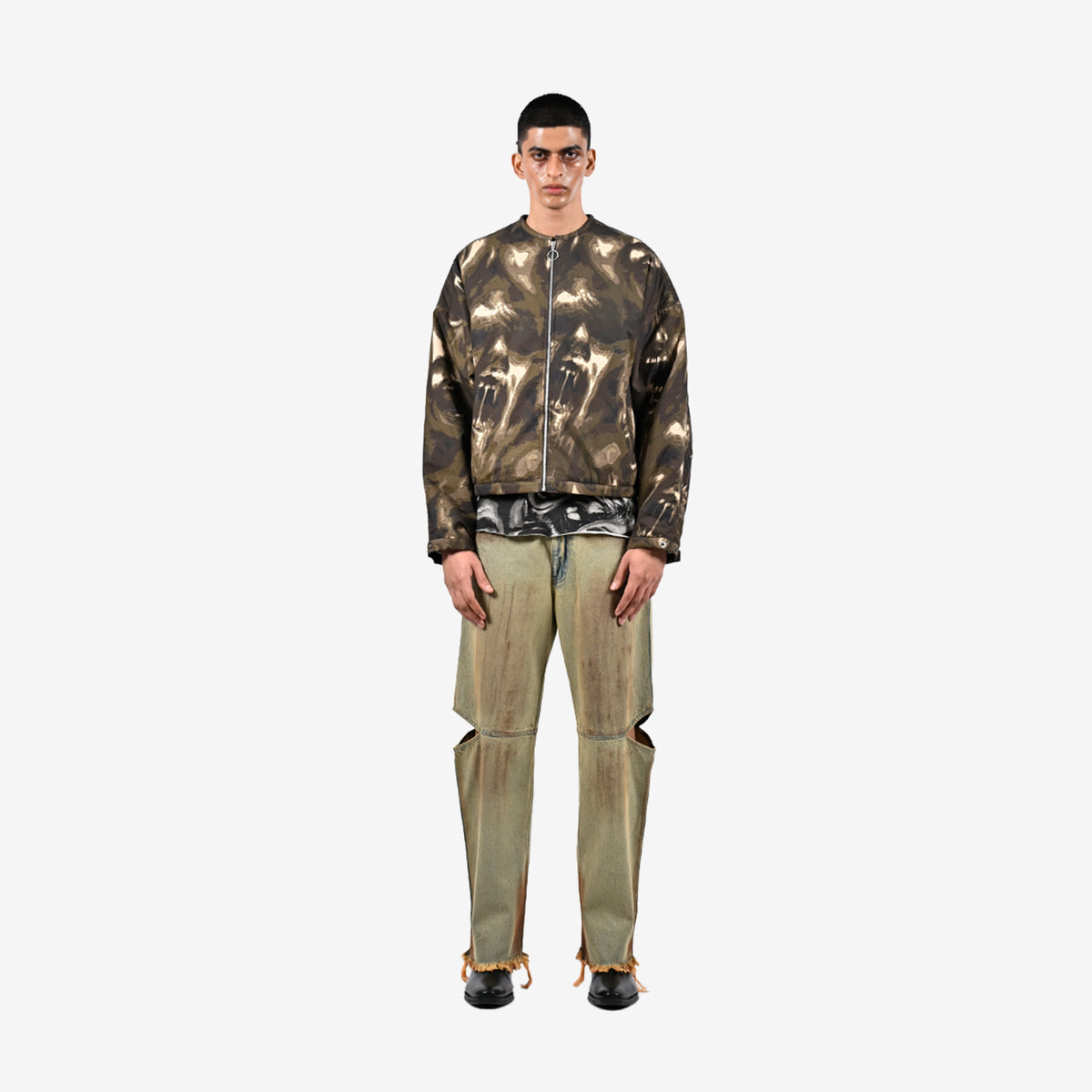 War roses puffer jacket – HUEMN